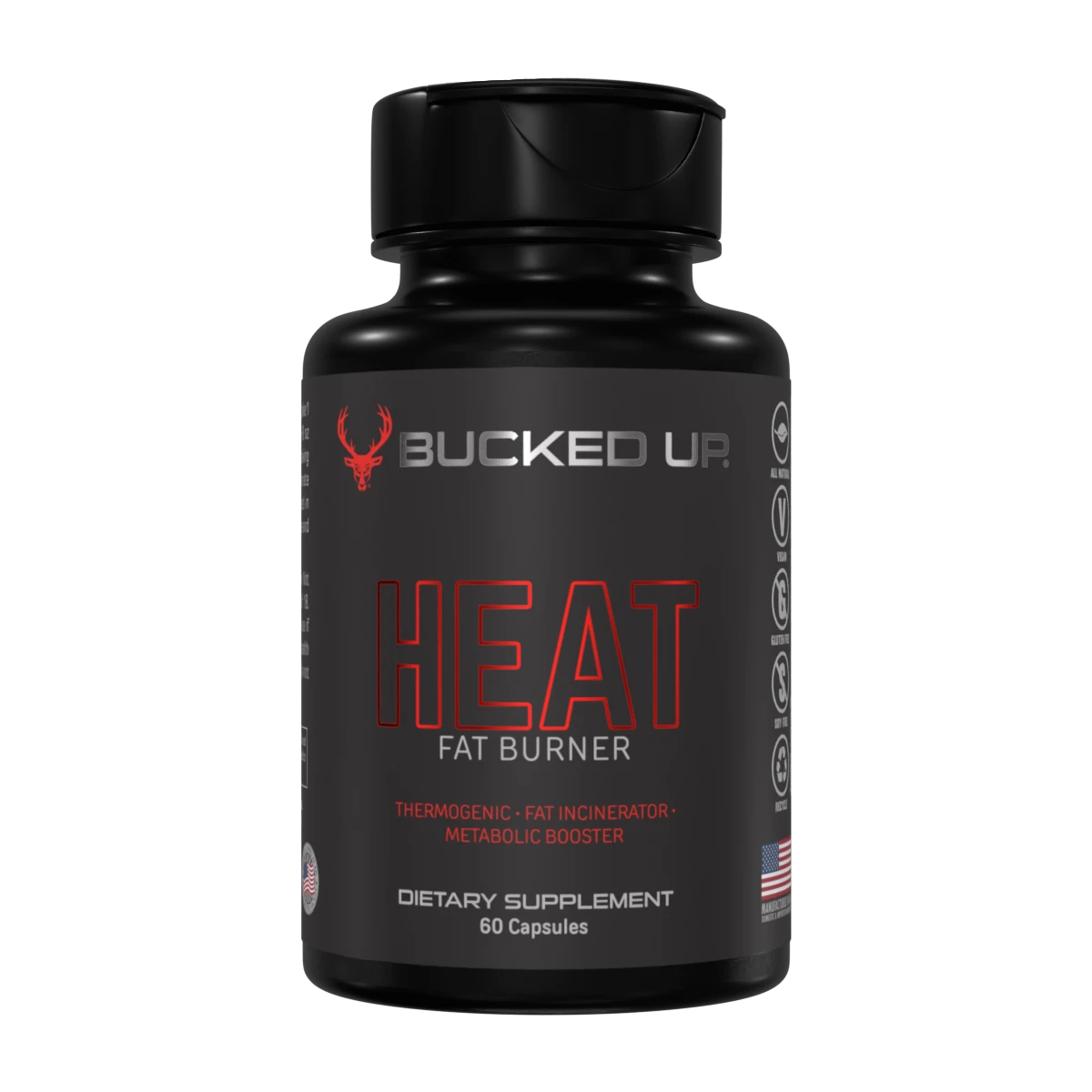 Bucked Up HEAT Fat Burner 30 Servings — Capitol Nutrition
