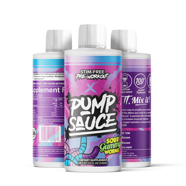 Pump Sauce - Liquid Pump Pre-Workout Supplement — Capitol Nutrition