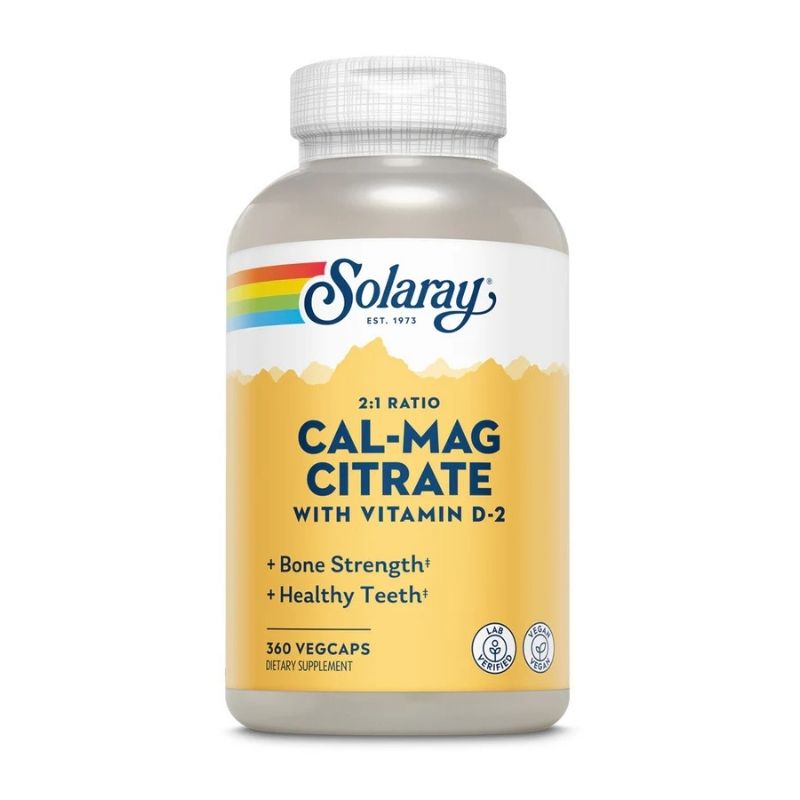 Cal-Mag Citrate & Vitamin D 360 Caps - Solaray — Capitol Nutrition