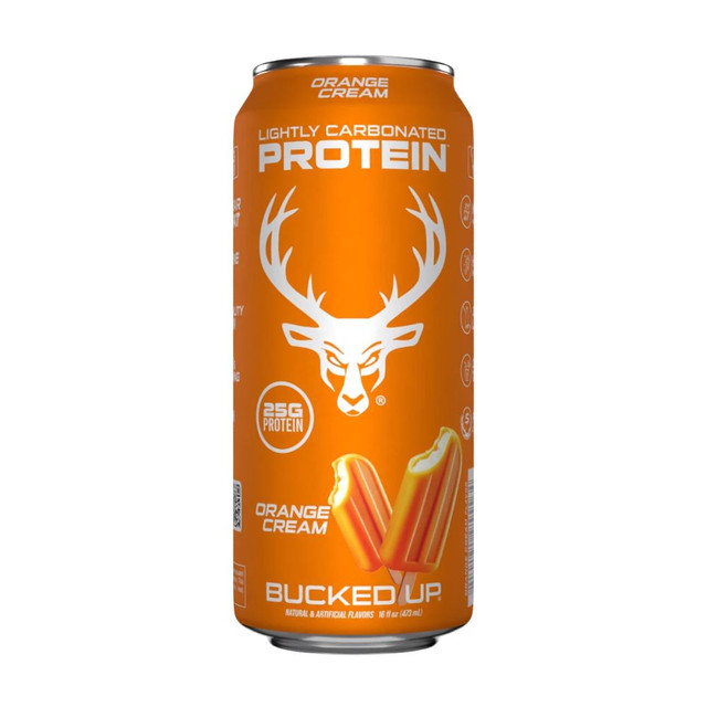 Bucked Up Orange Cream RTD Protein Drink Single Can — Capitol Nutrition