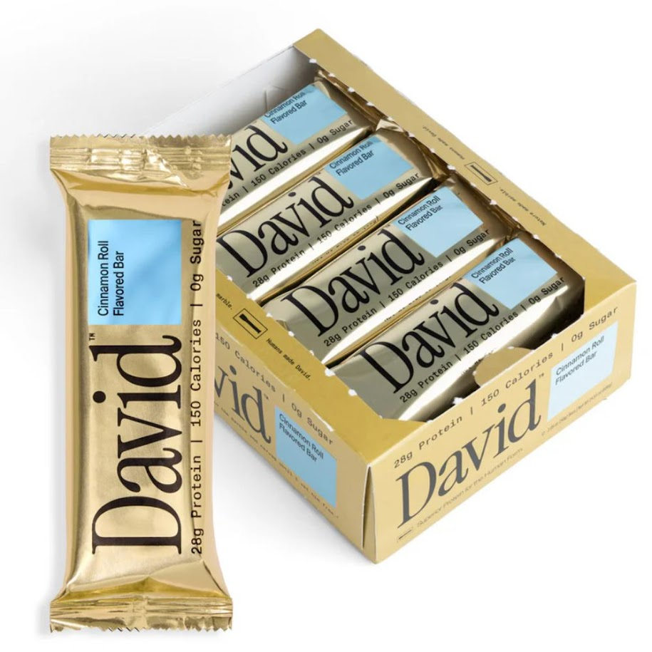David Bars 12 Box | 28 Grams Protein & 150 Just Calories — Capitol ...