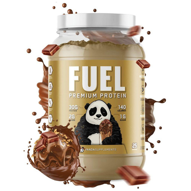 Panda Supps Fuel Protein 25 Servings | 30 Grams Protein Per Shake ...