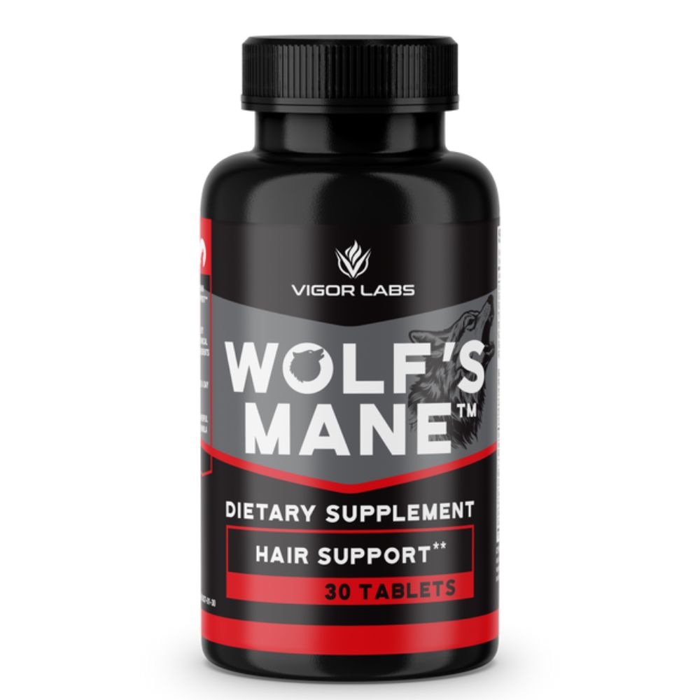 Vigor Labs Wolf's Mane 30 Tablets | Hair Growth Supplement For Men ...
