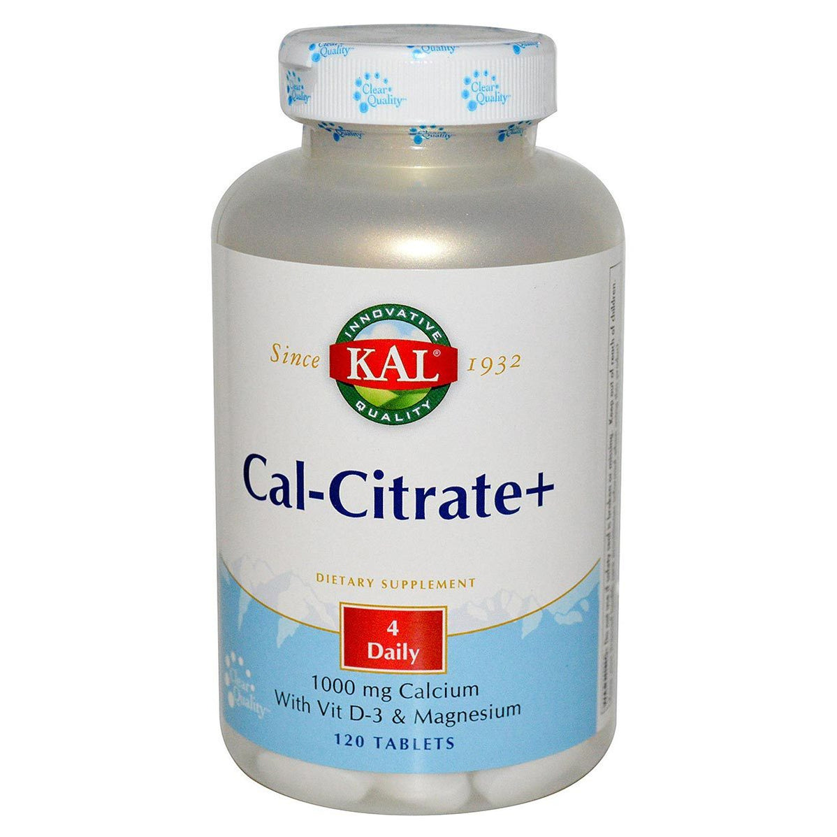 Kal Cal Citrate w/ Vitamin D-3 and Magnesium 120 Tabs — Capitol Nutrition