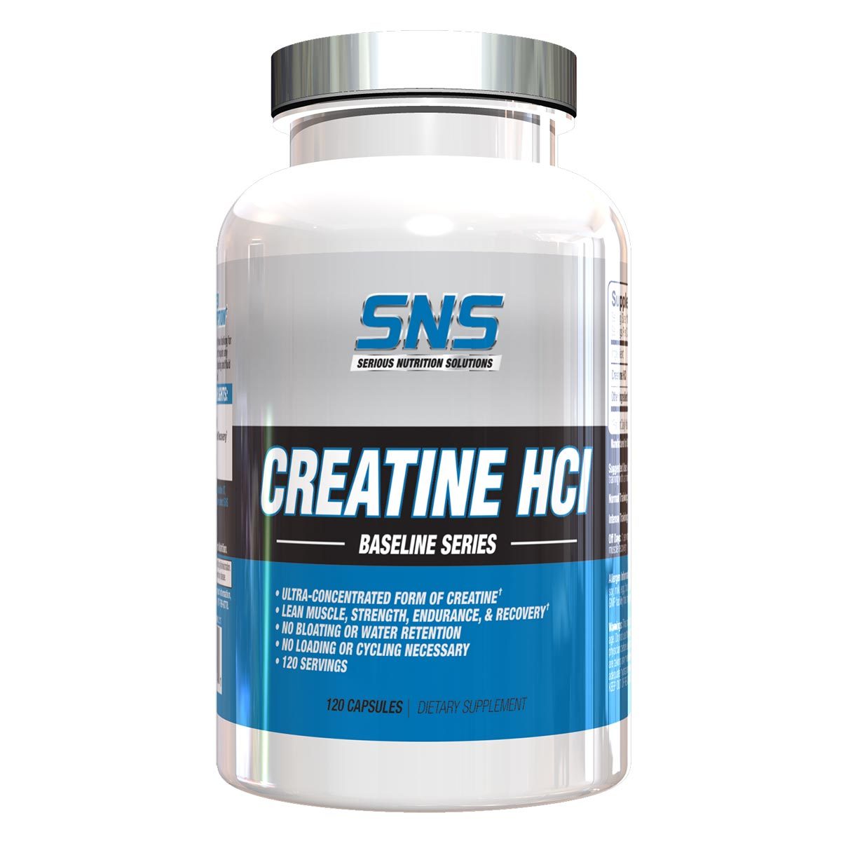 Serious Nutrition Solutions Creatine HCL 120 Caps — Capitol Nutrition