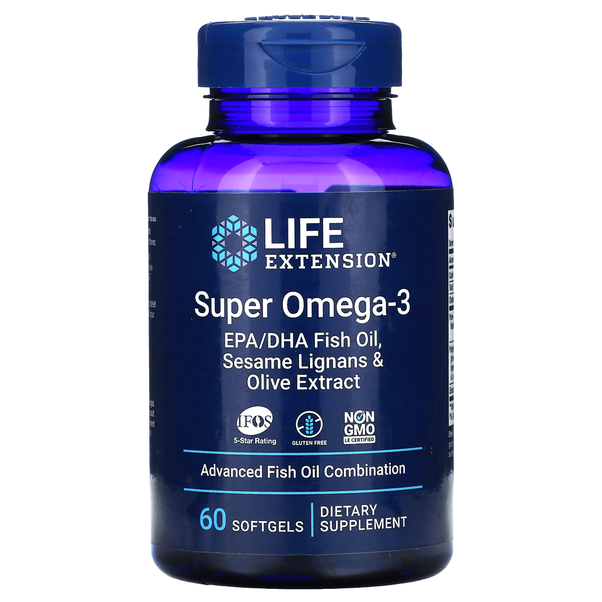 Life Extension Super Omega-3 EPA/DHA with Sesame Lignans and Olive Fru — Capitol Nutrition