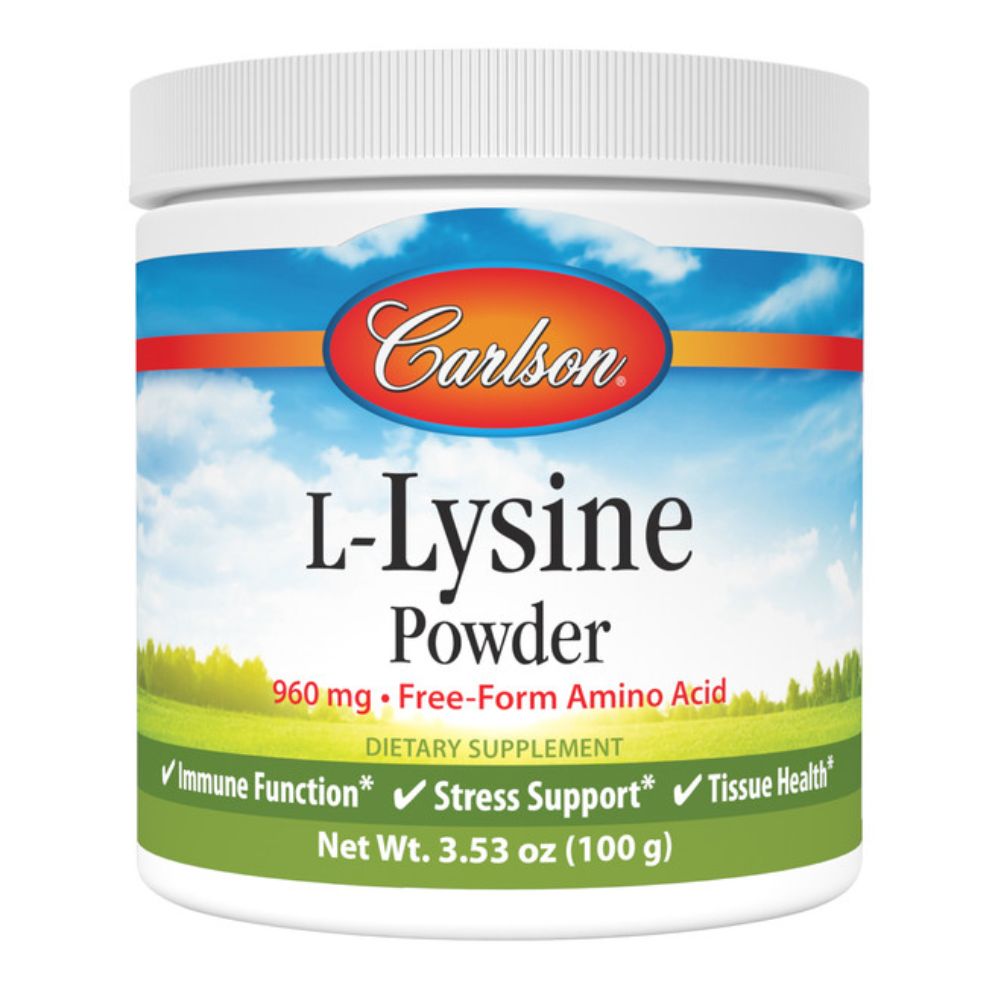 Carlson L-Lysine Powder 100 Grams — Capitol Nutrition