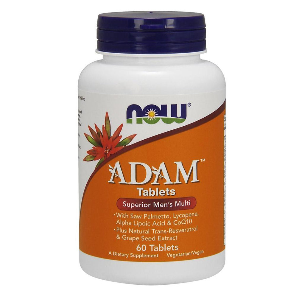 Adam Male Multi 60 Tablets - Now Foods — Capitol Nutrition
