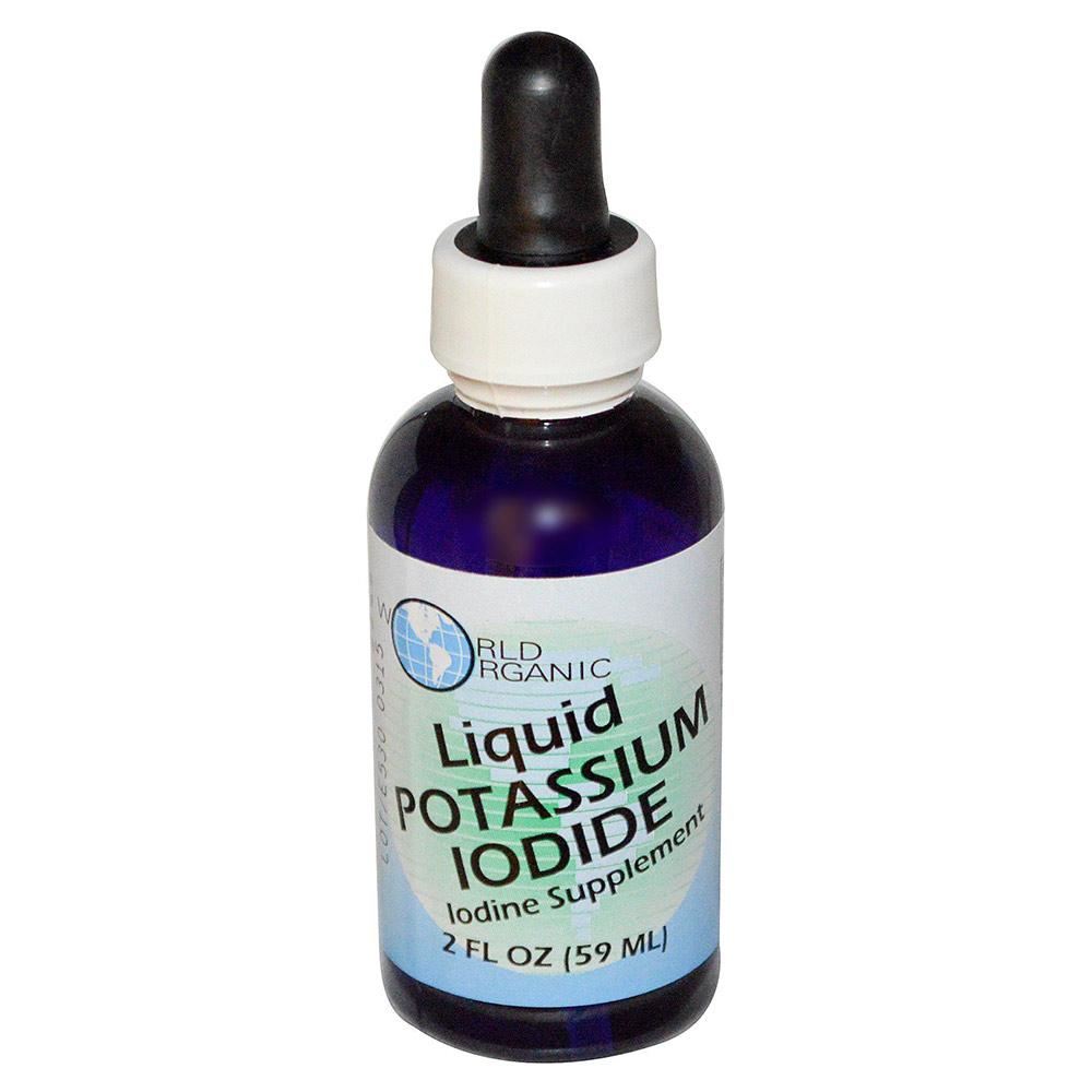 World Organic Liquid Potassium Iodide 2 Ounces | Thyroid Health ...